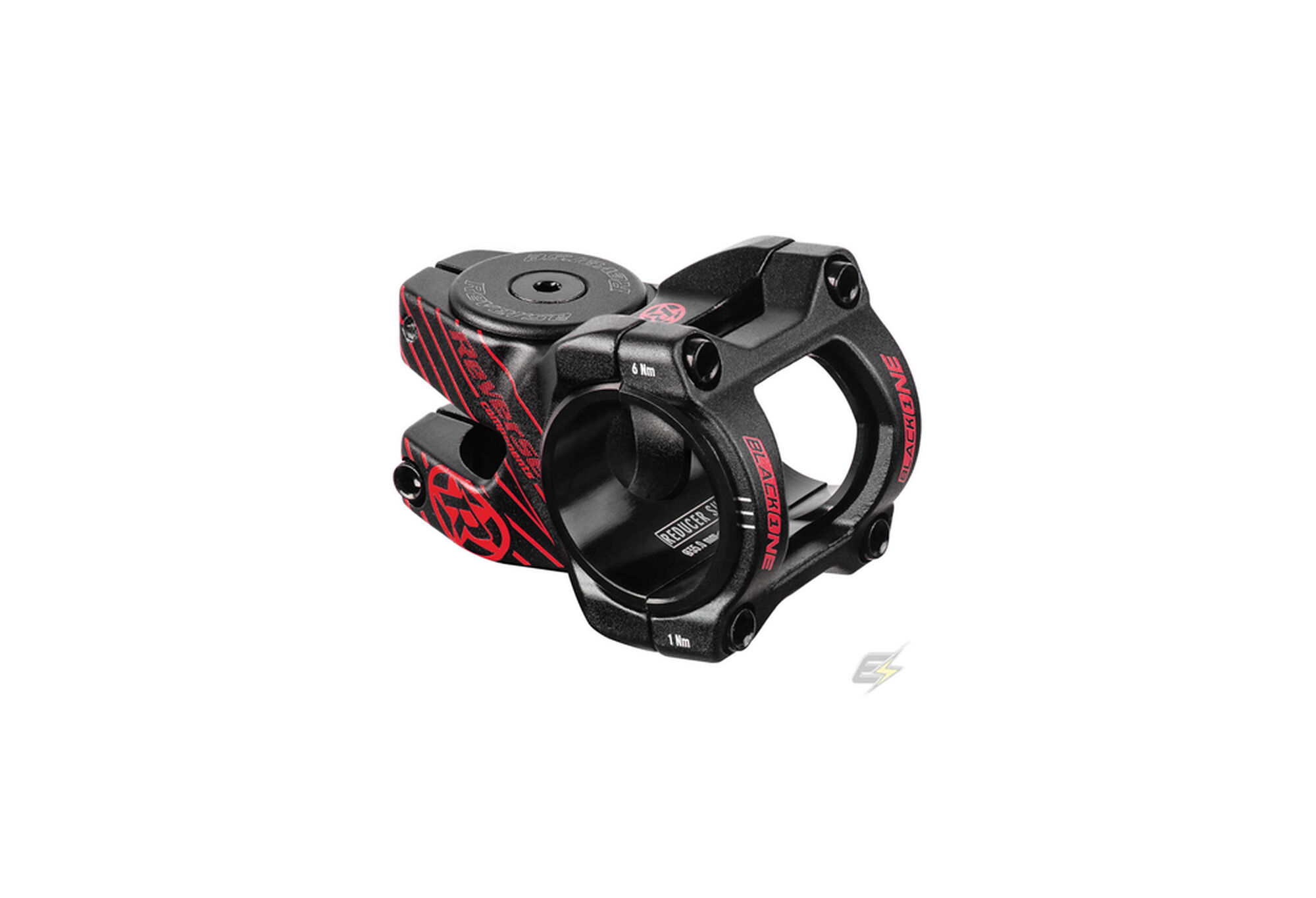 REVERSE Styrstam Black-ONE D-2 | 35mm | Ø31,8 / Ø35mm | Svart/Röd ...