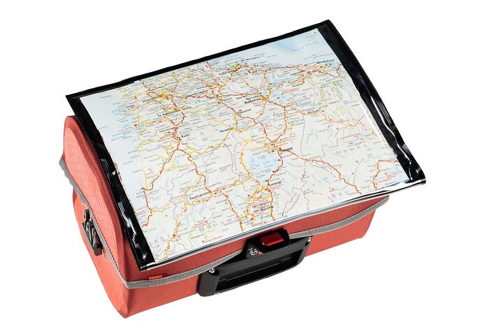 Vaude BeGuided Big | Fäst kartan eller surfplattan på väskan på styret ...